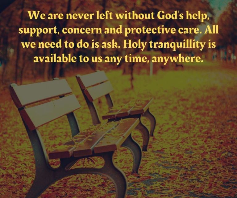 tranquillity: why it’s not out of reach for you and me – Words of Joy